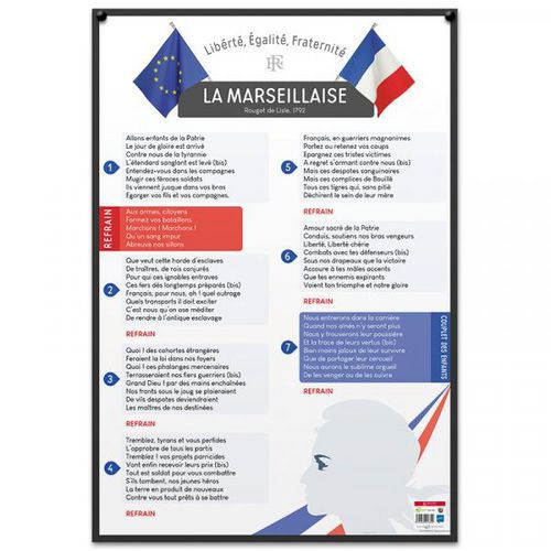 Poster la marseillaise - Pichon.fr